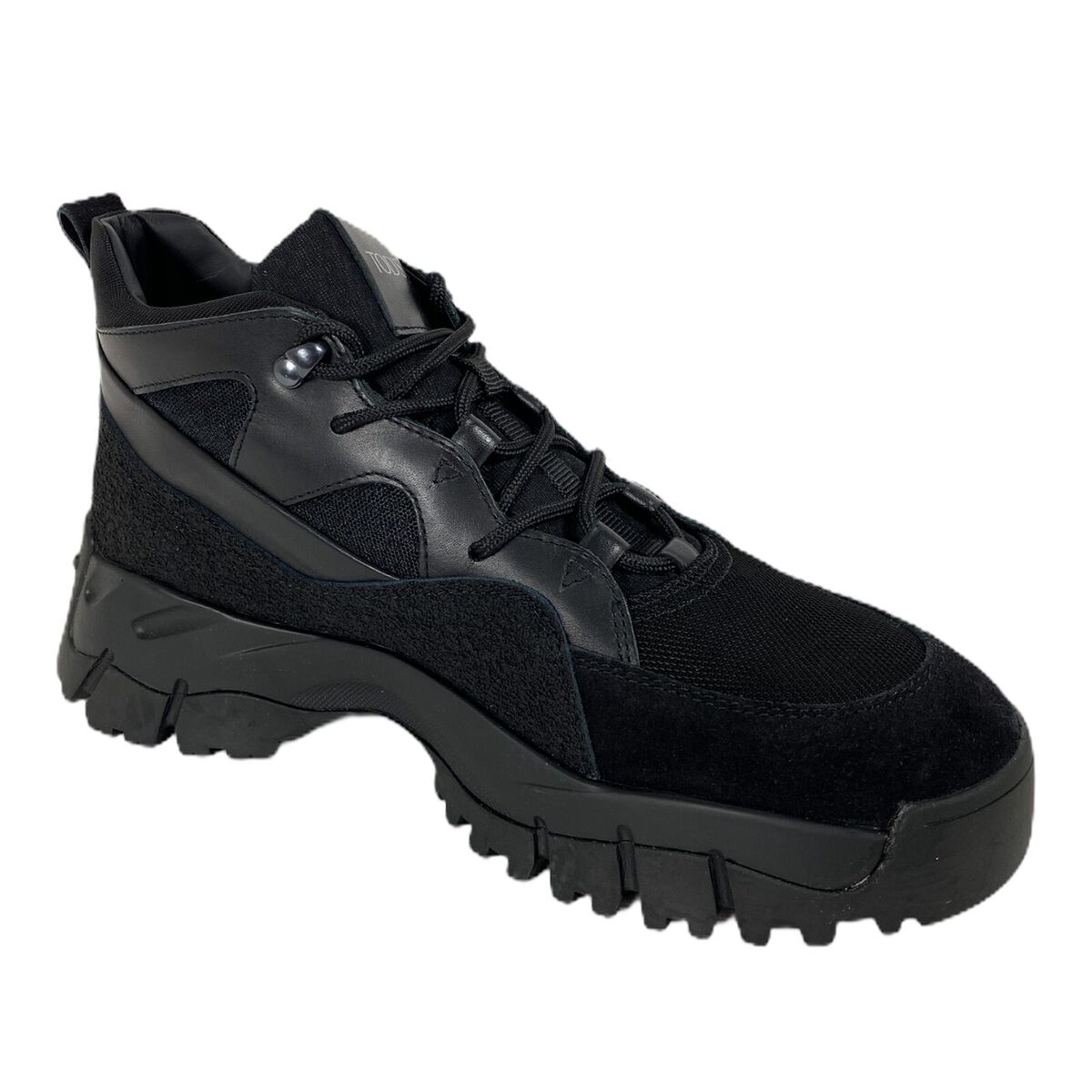 C96 sneaker uomo TOD'S MID BOOT MOUNTAIN 81B black shoe man C96 sneaker uomo TOD'S MID BOOT MOUNTAIN 81B black shoe man