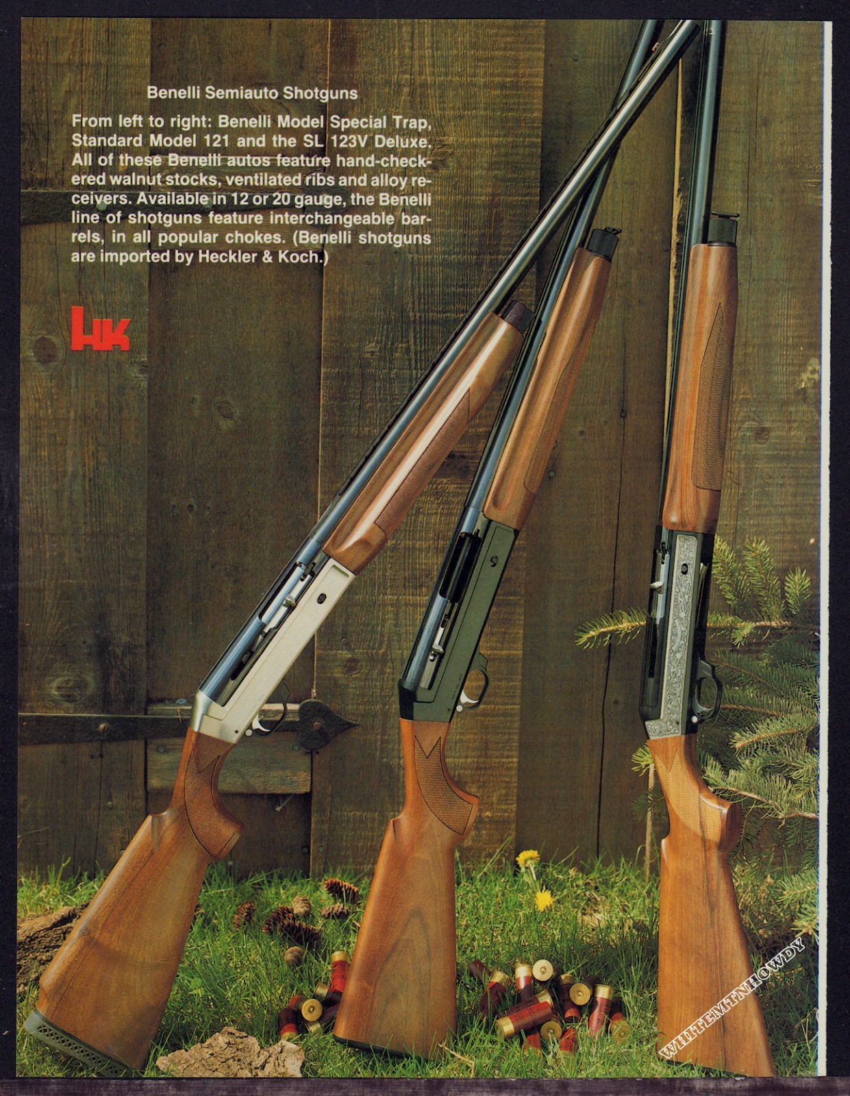 1983 BENELLI Special Trap, Standard Model 121, SL 123 Deluxe Shotgun ...