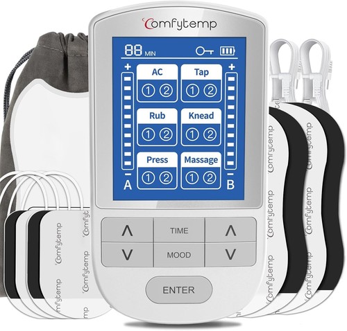 TENS Unit Muscle Stimulator, Dual Channels TENS Machine for Pain Relief ...