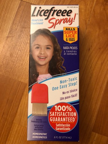 Licefreee Spray, Instant Head Lice Treatment Spray Bottle With Metal ...