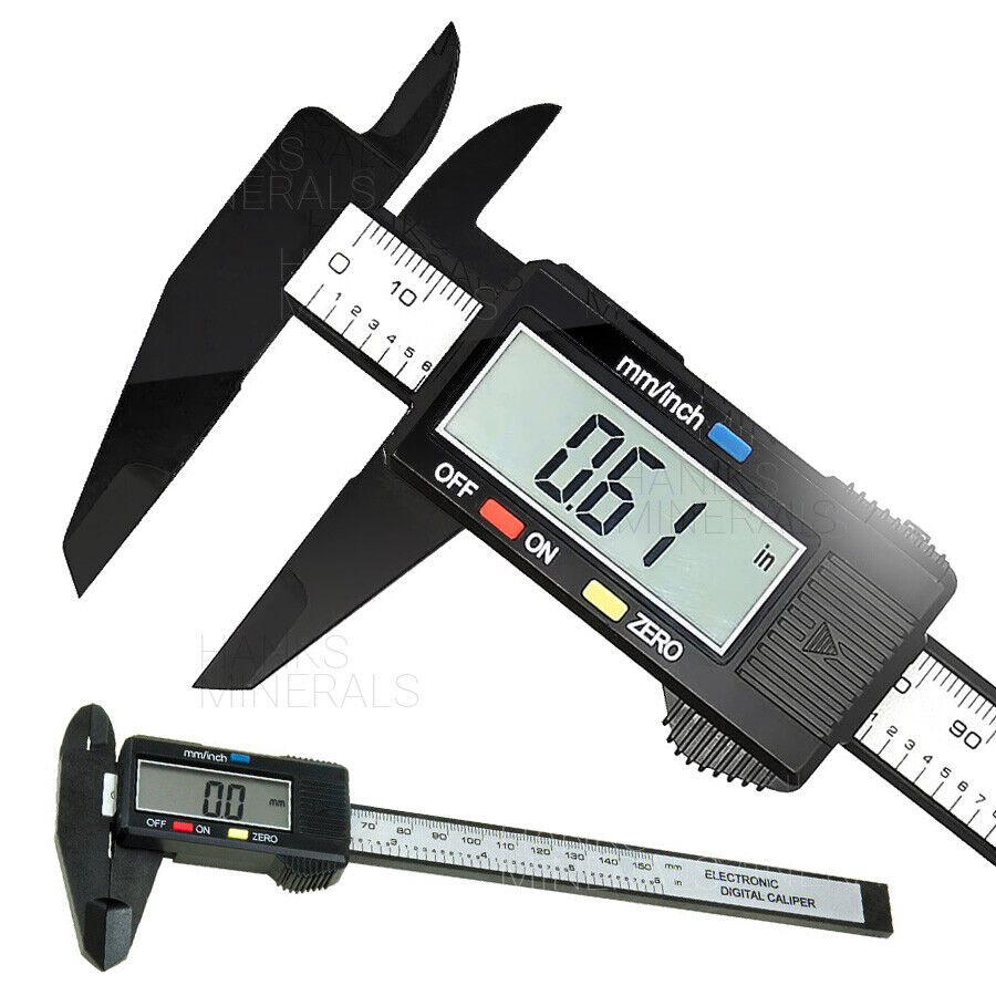 6" 150mm Digital Caliper Micrometer LCD Gauge Vernier Electronic ...