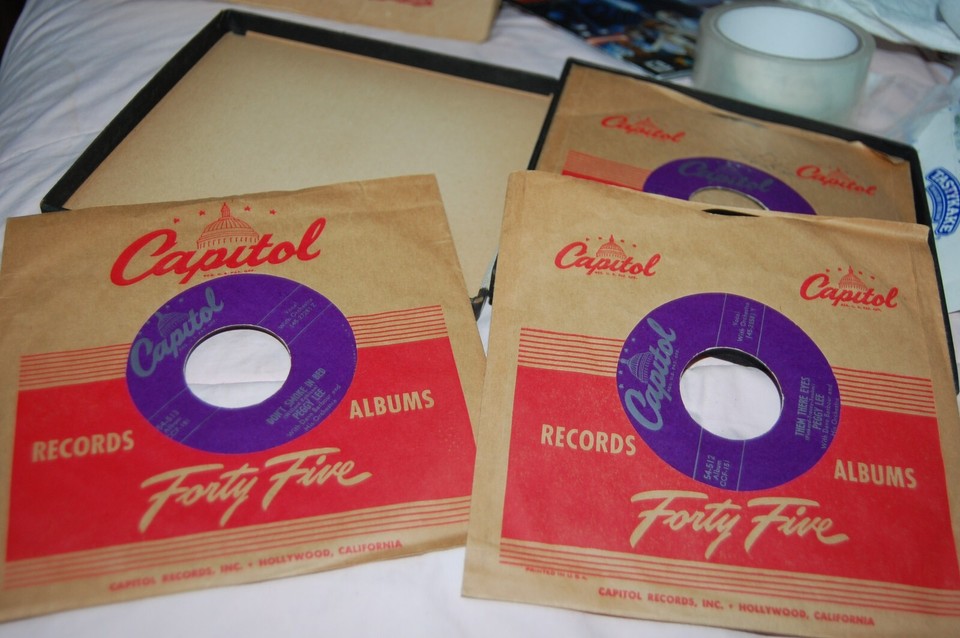 Peggy Lee Rendezvons ~Capitol Records~45rpm 3-record set | eBay