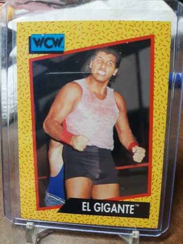 El Gigante 1991 Impel WCW Wrestling #90 WWE Jorge Gonzalez | eBay