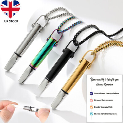 Quit Smoking Anti Vaping Breathing Necklace Stress Relief Respiratory ...