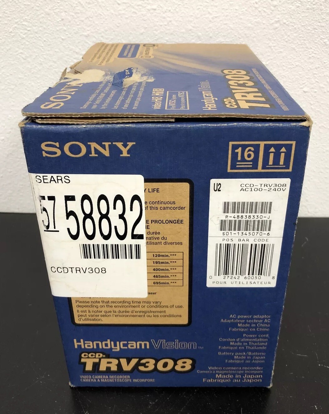 Sony Handycam CCD-TRV308 Hi-8 Analog Camcorder for sale online | eBay