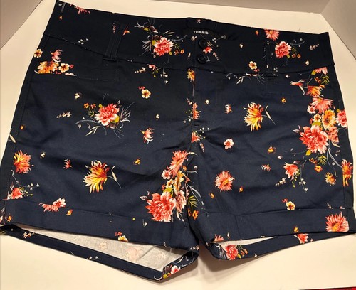 Womens Torrid Shorts Cuffed Size 16 Floral | eBay