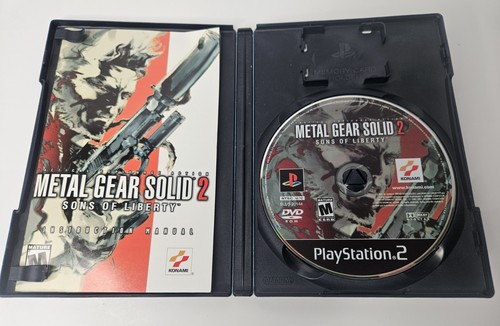 Metal Gear Solid 2: Sons Of Liberty Sony PlayStation 2 PS2 2003 ...