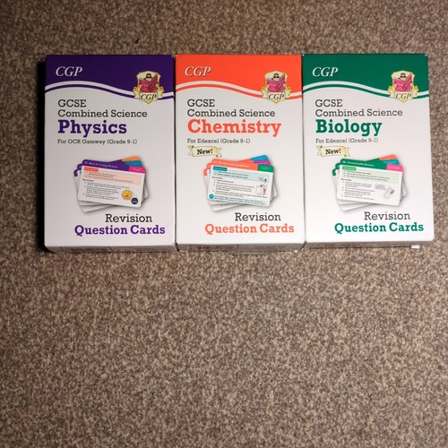 CGP GCSE Combined Science AQA Chemistry Physics Biology Revision ...