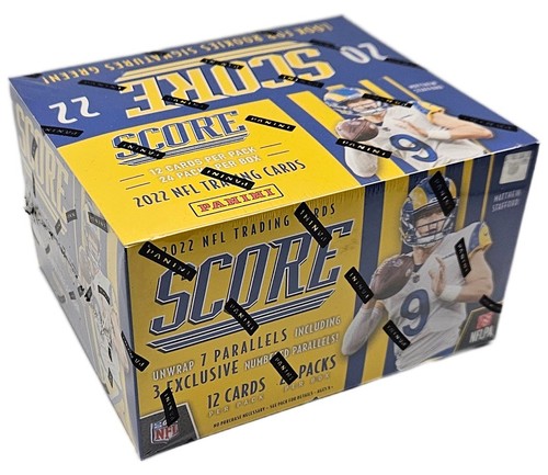2022 Panini Score Football Factory Sealed 24 Pack Retail Display Box ...