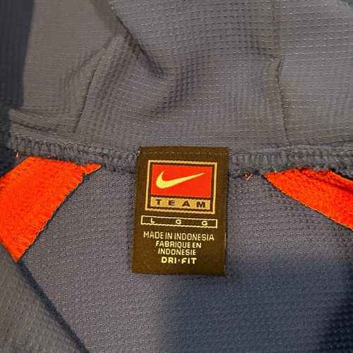 NIKE TEAM DRI FIT FLORIDA GATORS BUTTON UP SHORT SLEEVE HOODED WARM UP ...