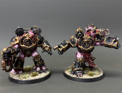 Warpforged Obliterators GW Warhammer 40K Painted Miniatures Chaos Space ...