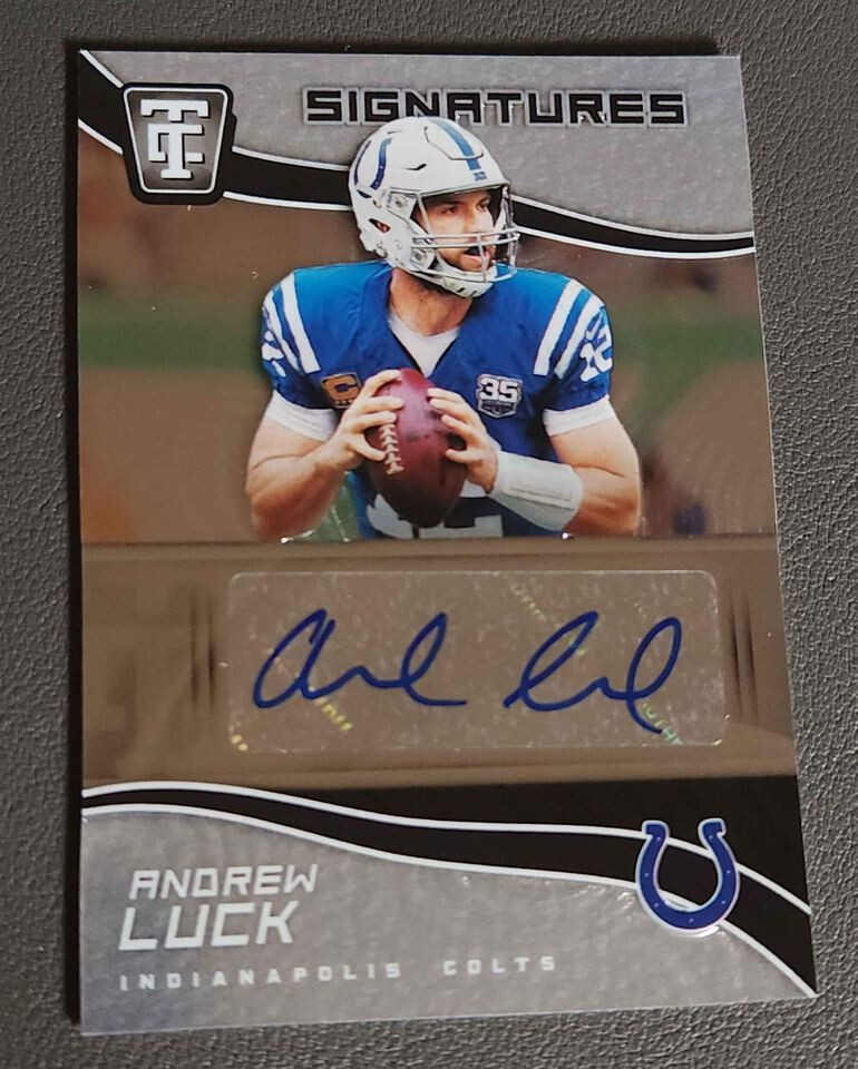 Andrew Luck Autographed 2021 Panini Signatures Card | eBay