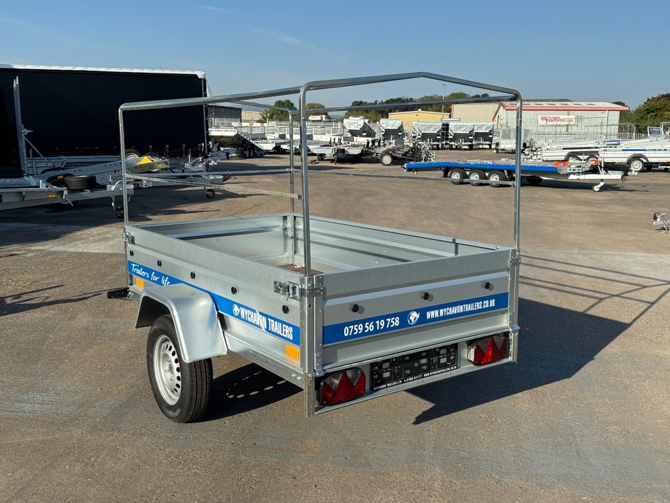 Car Box Trailer 6x4 Single Axle 750kg Camping Car Trailer Van Trailer ...