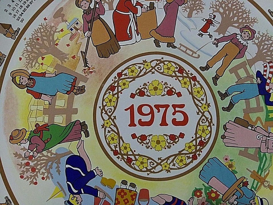 Wedgwood 1975 Children's Games Calendar Plate 10" | eBay