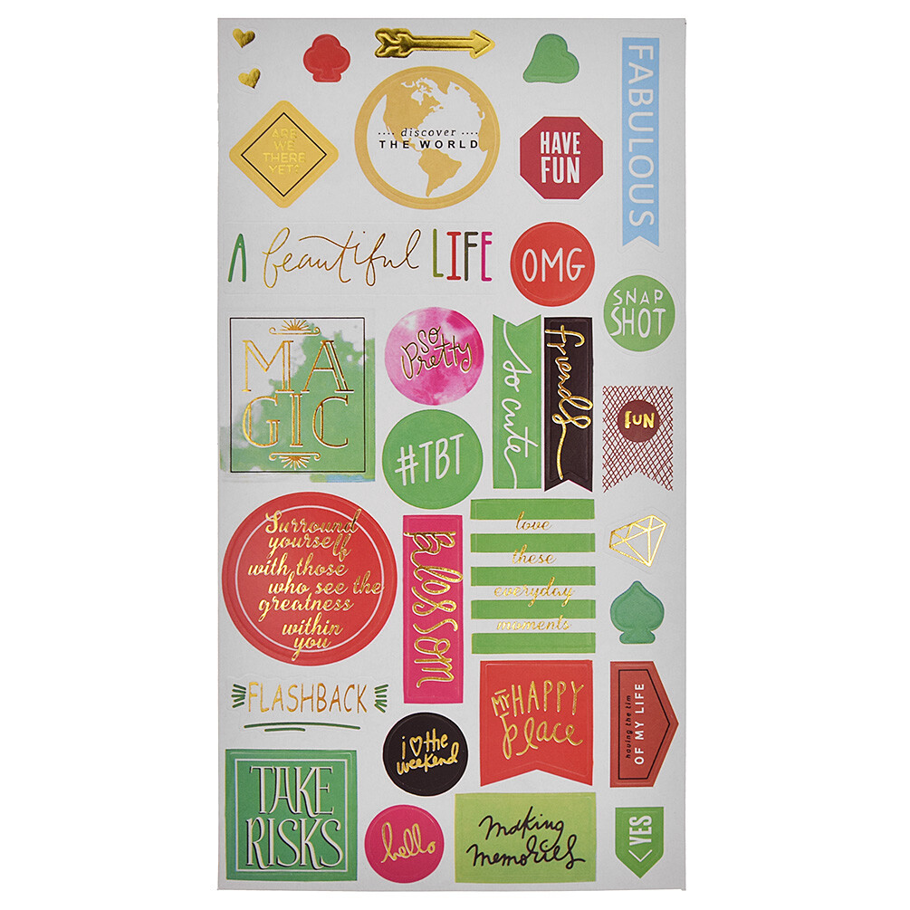 Love Stickers Scrapbooking DIY Crafts Card Journaling Project Label ...