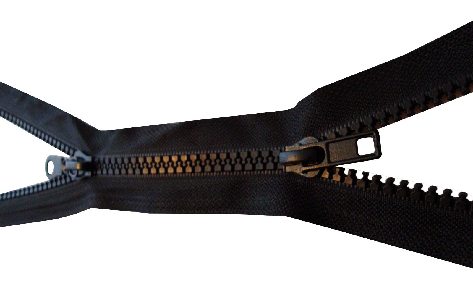 SET OF 3: TWO WAY Chunky Zip #5 Slider Plastic Teeth Zipper Open End ...