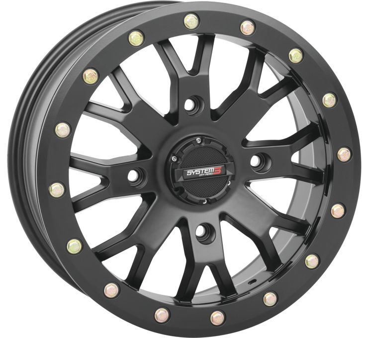 Kit 4 Maxxis Maxxzilla 28x9-14 on System 3 SB-4 Beadlock Matte Black ...
