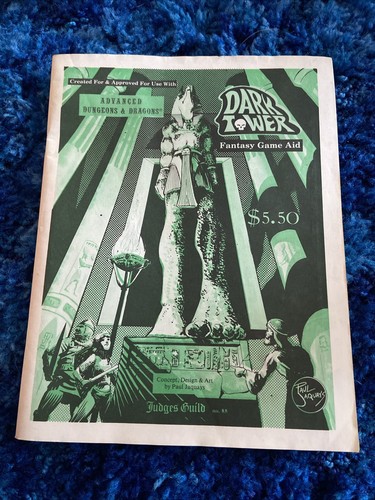 Judges Guild 1980 1st Edition Dark Tower Dungeons & Dragons Module ...