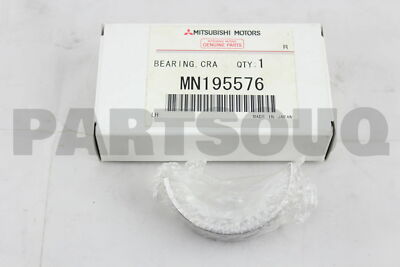 MN195576 Genuine Mitsubishi BEARING,CRANKSHAFT,LWR | eBay