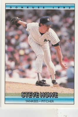 FREE SHIPPING-MINT-1992 Donruss #106 Steve Howe New York Yankees ...