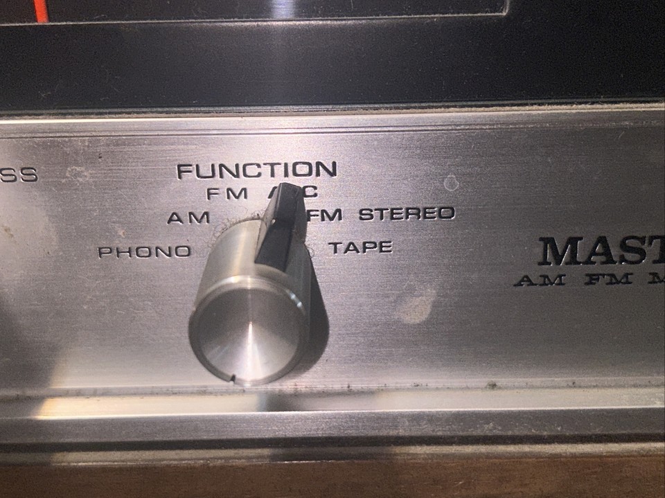 Vintage Masterwork M-4800 AM/FM Multiplex Stereo Receiver with original Speakers | eBay