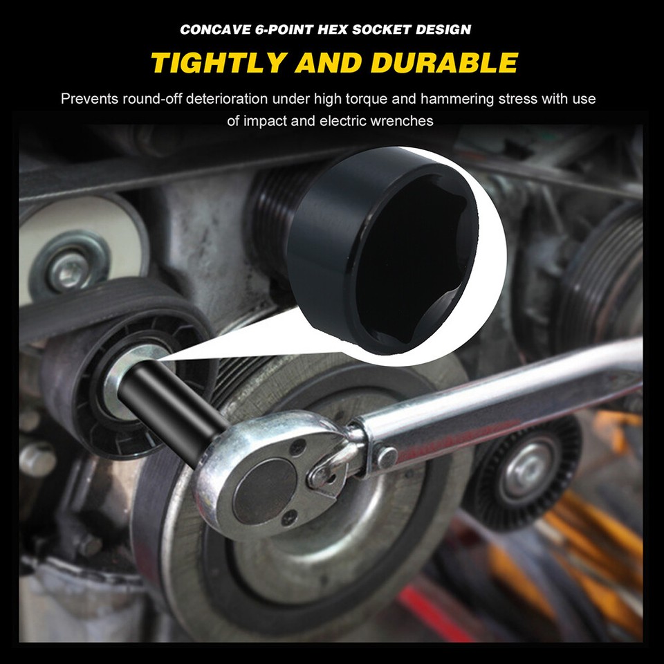 6 Point Axle Hub Nut DEEP IMPACT Socket Set 1/2"Dr Thin Wall Drive ...