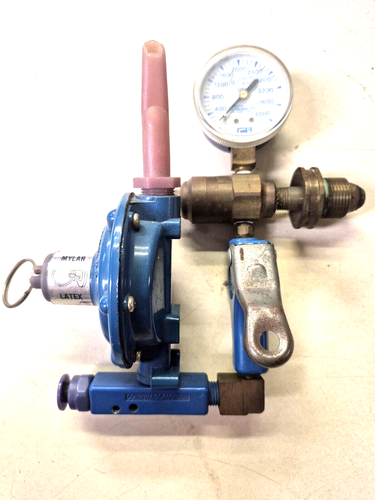 Conwin Carbonic Helium Balloon Latex Mylar Regulator Gauge Valve 4000 ...