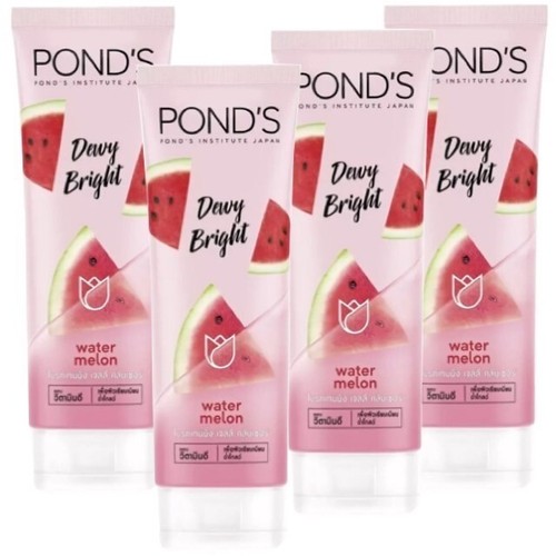 4X100G Pond's Dewy Bright Watermelon Jelly Cleanser Ponds Facial Care ...