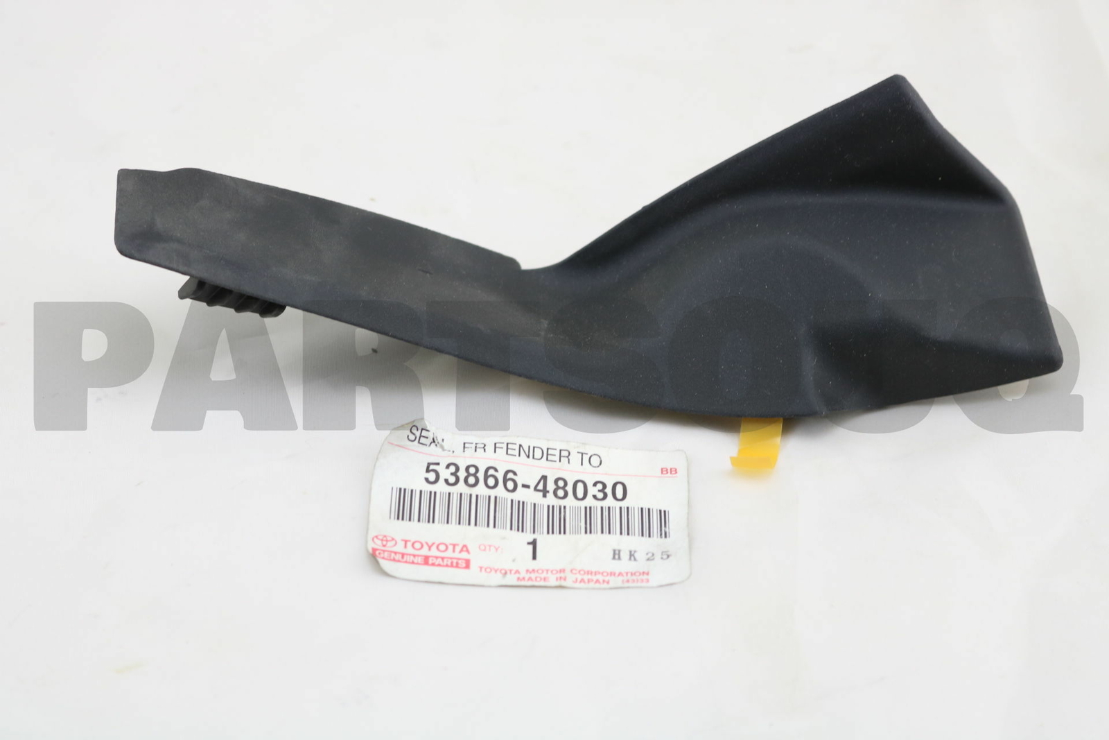 5386648030 Genuine Toyota SEAL, FRONT FENDER TO COWL SIDE, RH 53866 ...