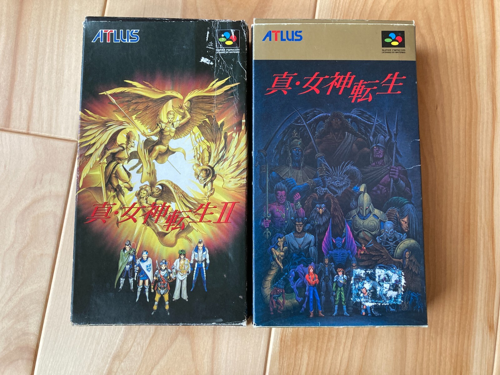 LOT SHIN MEGAMI TENSEI 1 2 SFC Super Famicom SNES NTSC-J Japan | eBay