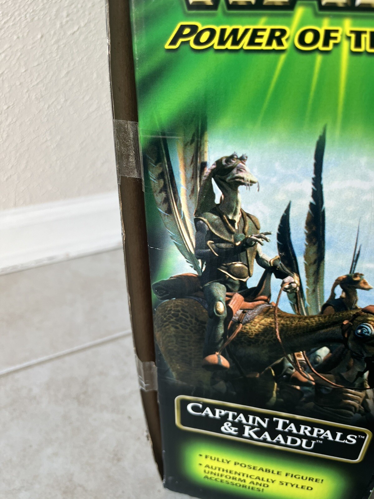 Hasbro Star Wars Power Of The Jedi Captain Tarpals And Kaadu Action ...