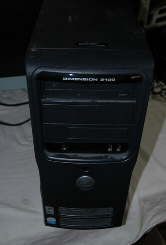 Dell Dimension 3100 Computer Tower Intel Pentium 4 Powers Up | eBay