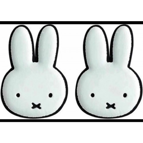 Miffy Car License Plate Bolt Cap White x White Fixed with seals New ...