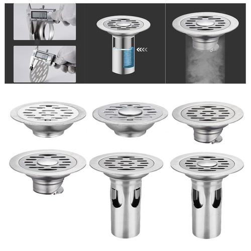 Filtre Anti-odeur Rond de Drain de Plancher de Salle de Douche D'acier ...