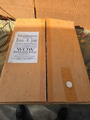 WOODLINE Route-R-Joint Kit Dovetail Jig, Woodworking Deluxe Combo Pack ...