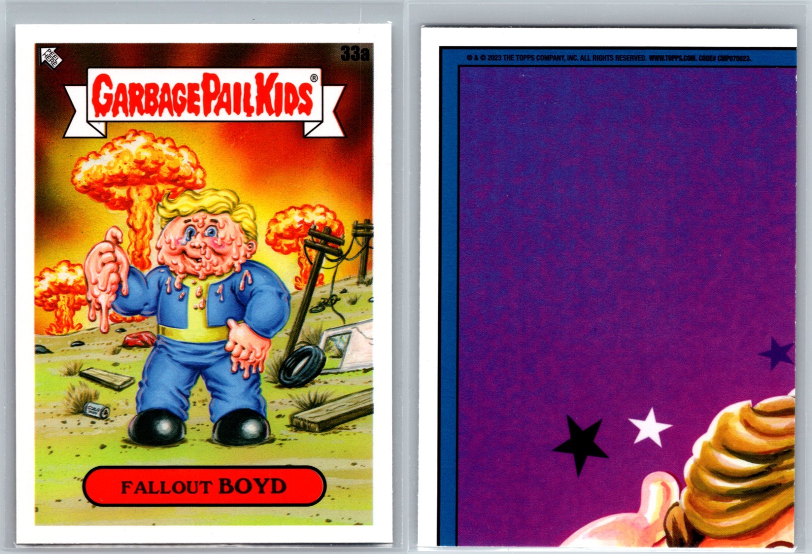 Fallout Vault Boy Garbage Pail Kids Video Game Spoof Card | eBay