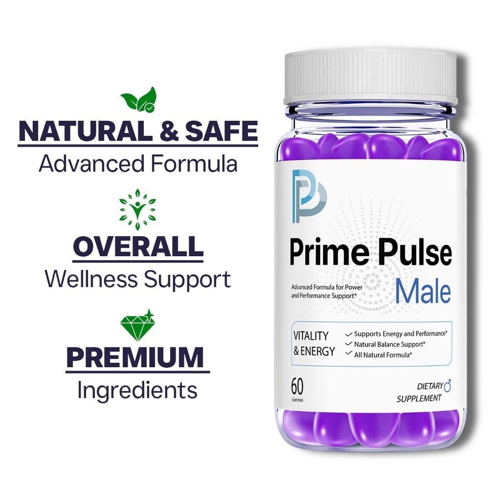 Prime Pulse Male Enhancement Gummies for ED, Prime Pulse Male Gummies ...