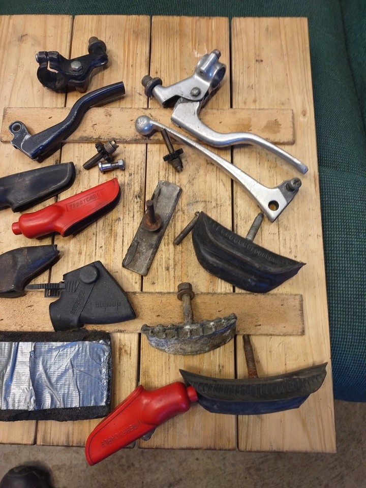 Vintage Magura hand clutch Lever LOT nice script ahrma husky jawa ...