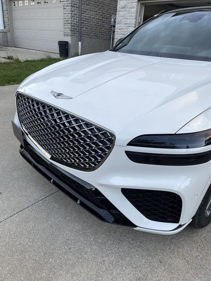 2022-2025 Genesis GV70 Front Bumper Tow Hook License Plate Tag Mount ...