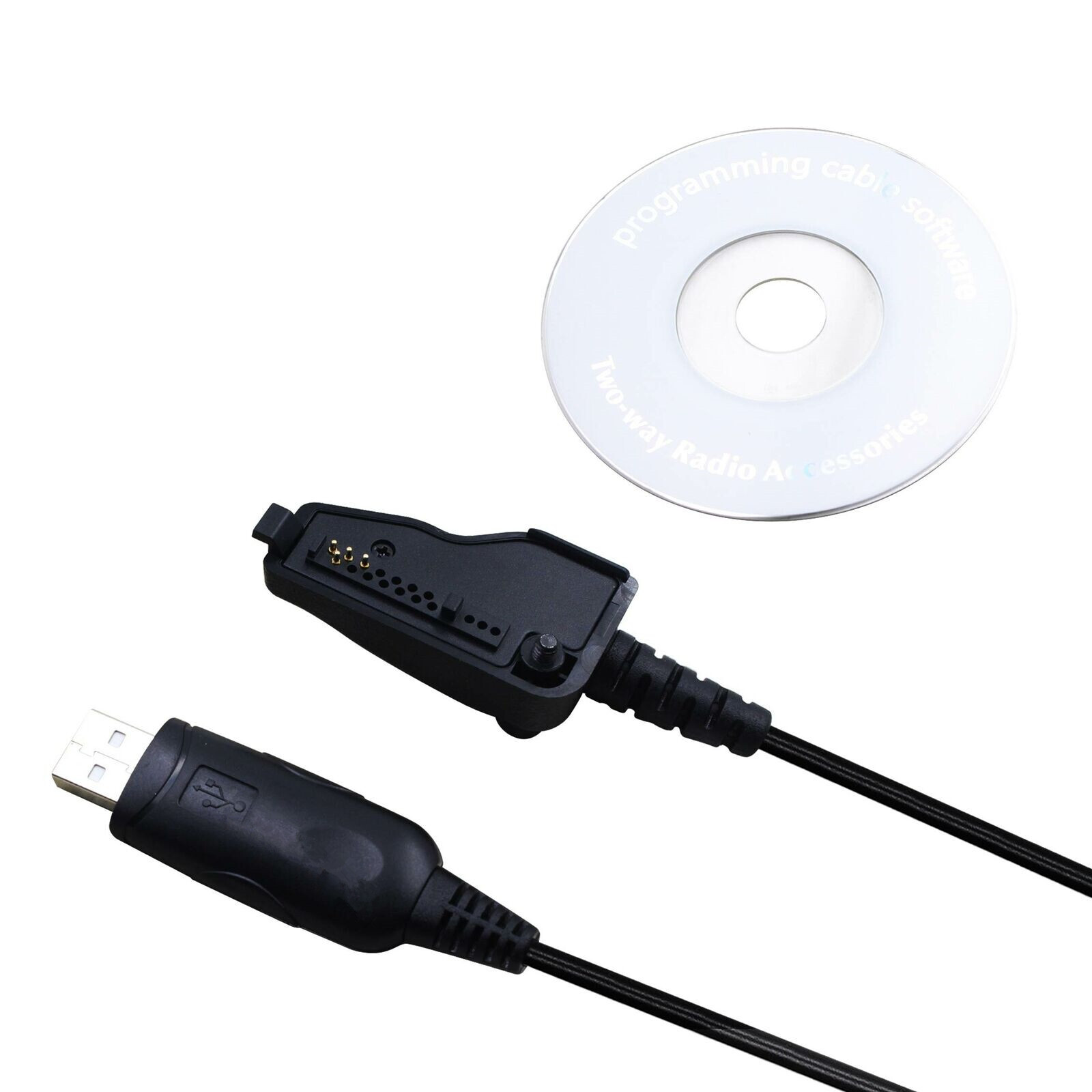 3.28ft USB Programming Cable Cord +CD For Kenwood Radio TK-981 2140 ...