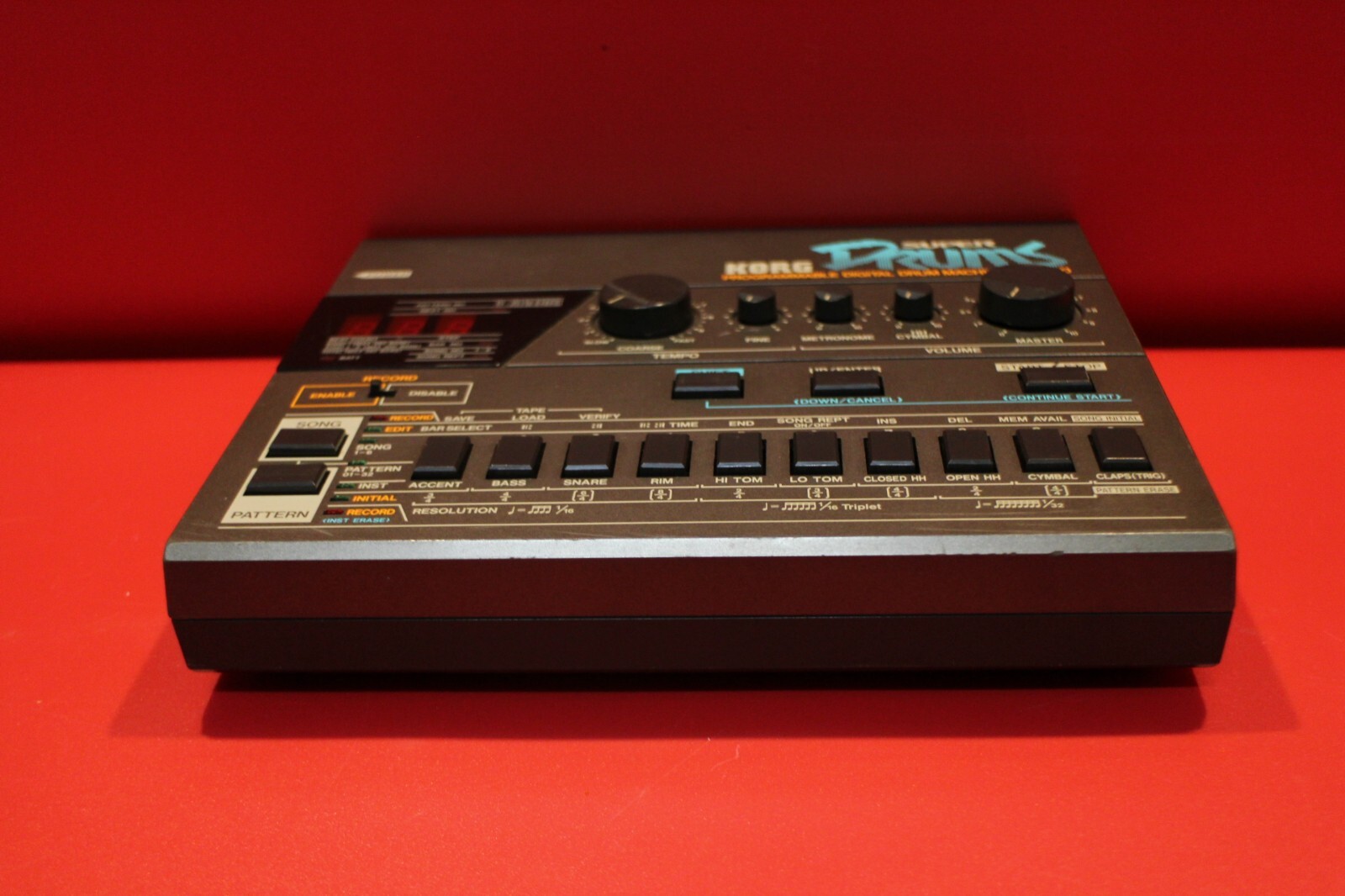 USED Korg Super Drums DDM-110 Vintage Programmable Digital Drum U1988 ...