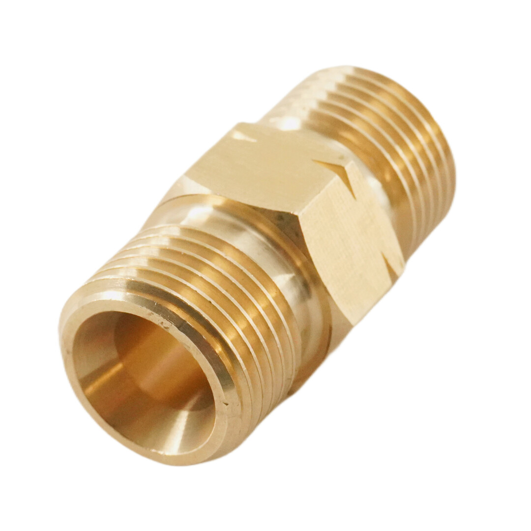 Double Nipple With Right-Hand / Left Hand Thread Adapter Fitting Brass ...
