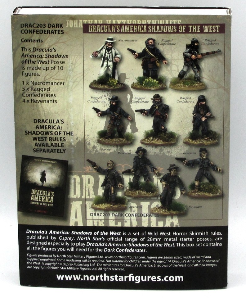 Dracula's America DRAC203 Dark Confederates (Posse) Rebel Necromancer ...