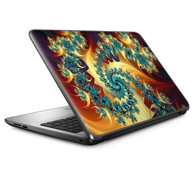 Universal Laptop Skins Wrap for 14" - Trippy Floral Swirl | eBay