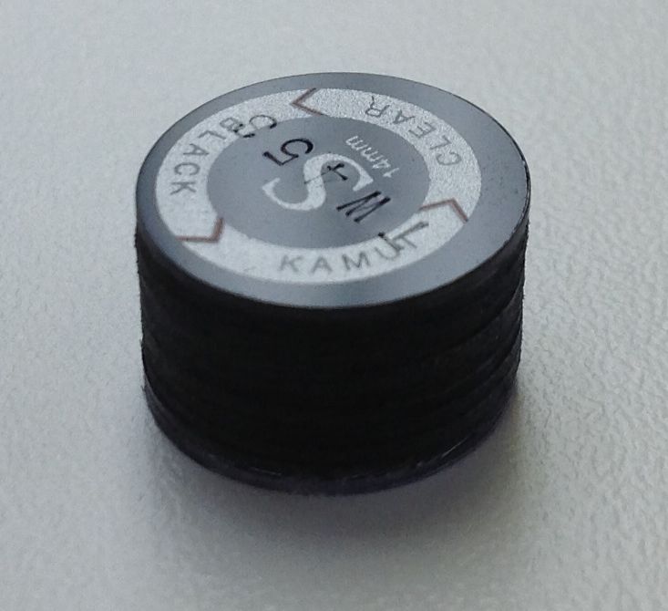 Kamui Clear - Black - Soft - Layered Pool Cue Stick Tip - Leather ...