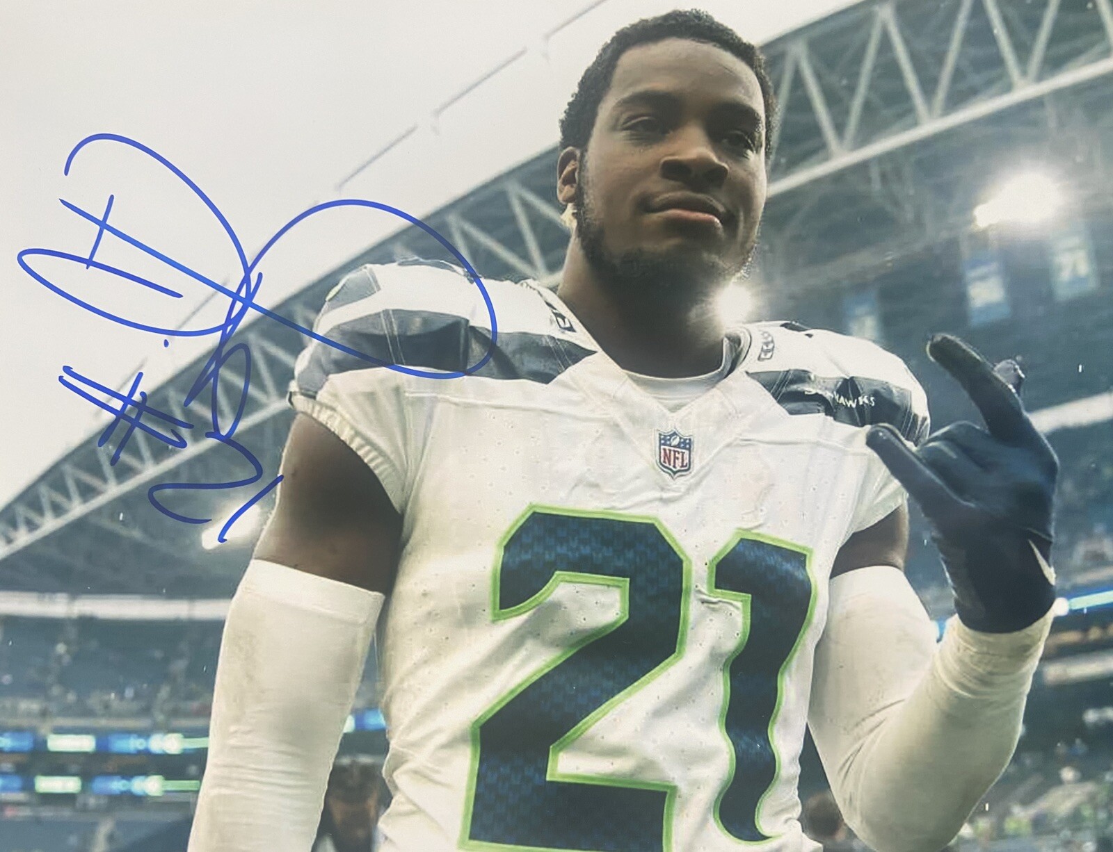 Devon Witherspoon Signed Autographed Seattle Seahawks 8x10 Photo ...