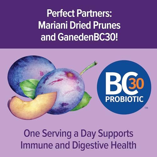 Mariani - Probiotic Pitted Prunes - 7oz (Pack of 4) - Supports Immune ...