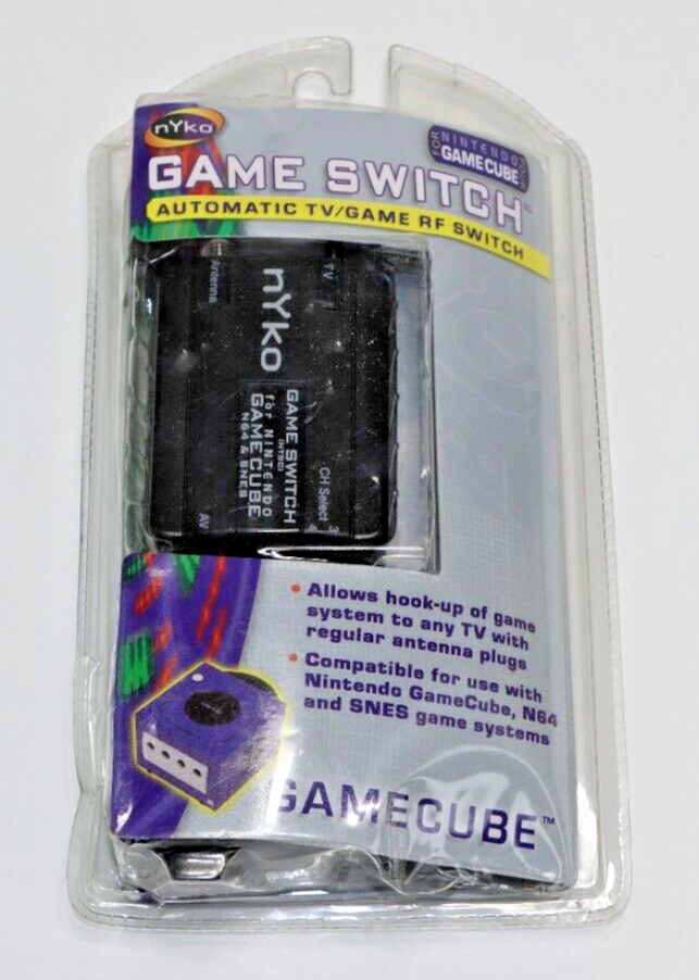 NEW SEALED Nintendo GameCube/SNES/N64 Game Switch Nyko Item # 81005-E09 ...