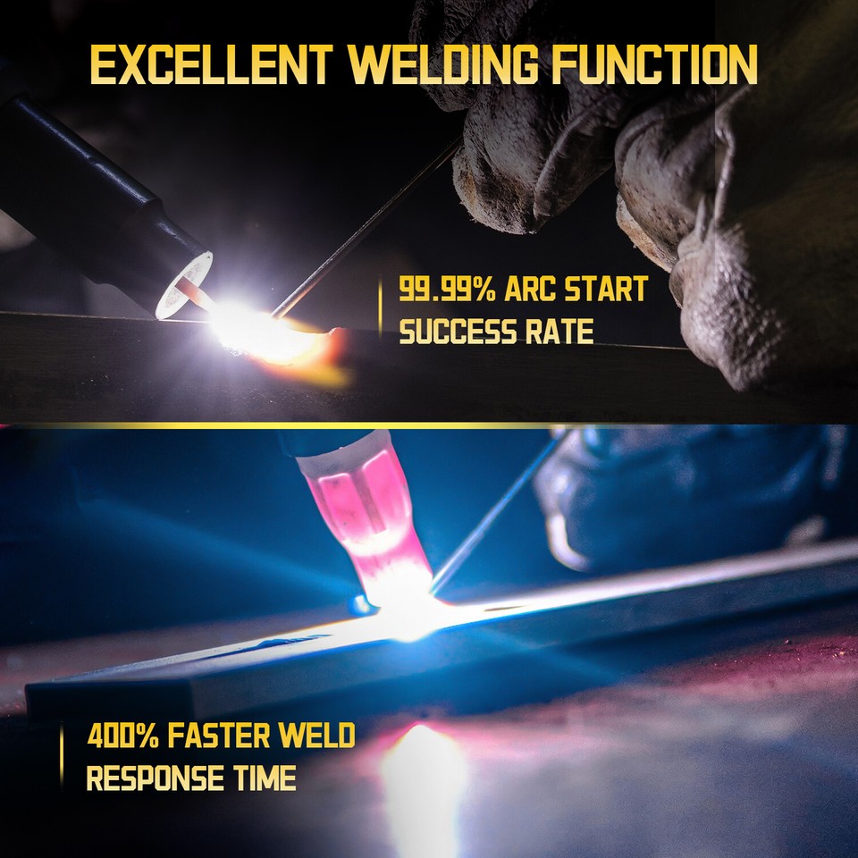 200A AC/DC Pulse TIG Spot Aluminum Tig Welder 6in1 HF TIG/Stick Welder ...