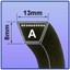 A136 A3454 V-Belt 8mm * 13mm Z480 48" OEM 108-7192 V Belt Industrial | eBay